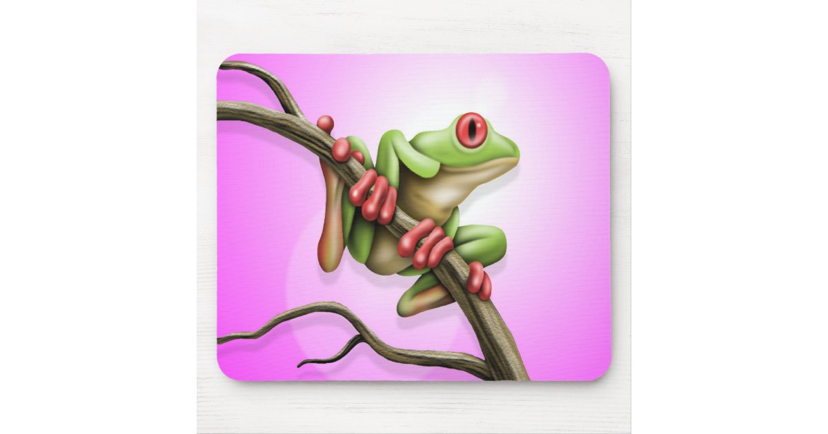 Tree Frog Mouse Pad | Zazzle