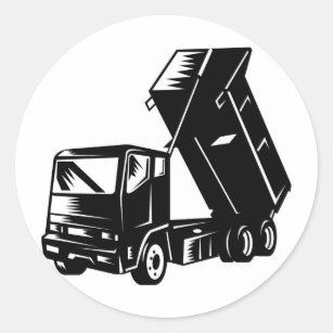 Dump Truck Stickers | Zazzle AU