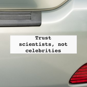 Trust science bumper sticker | Zazzle