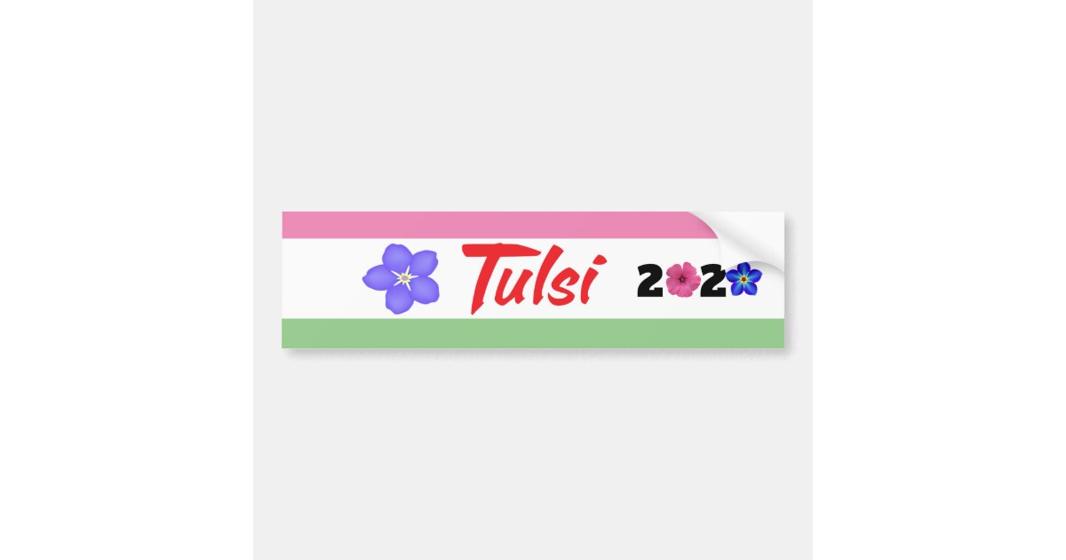 Tulsi 2020 bumper sticker | Zazzle