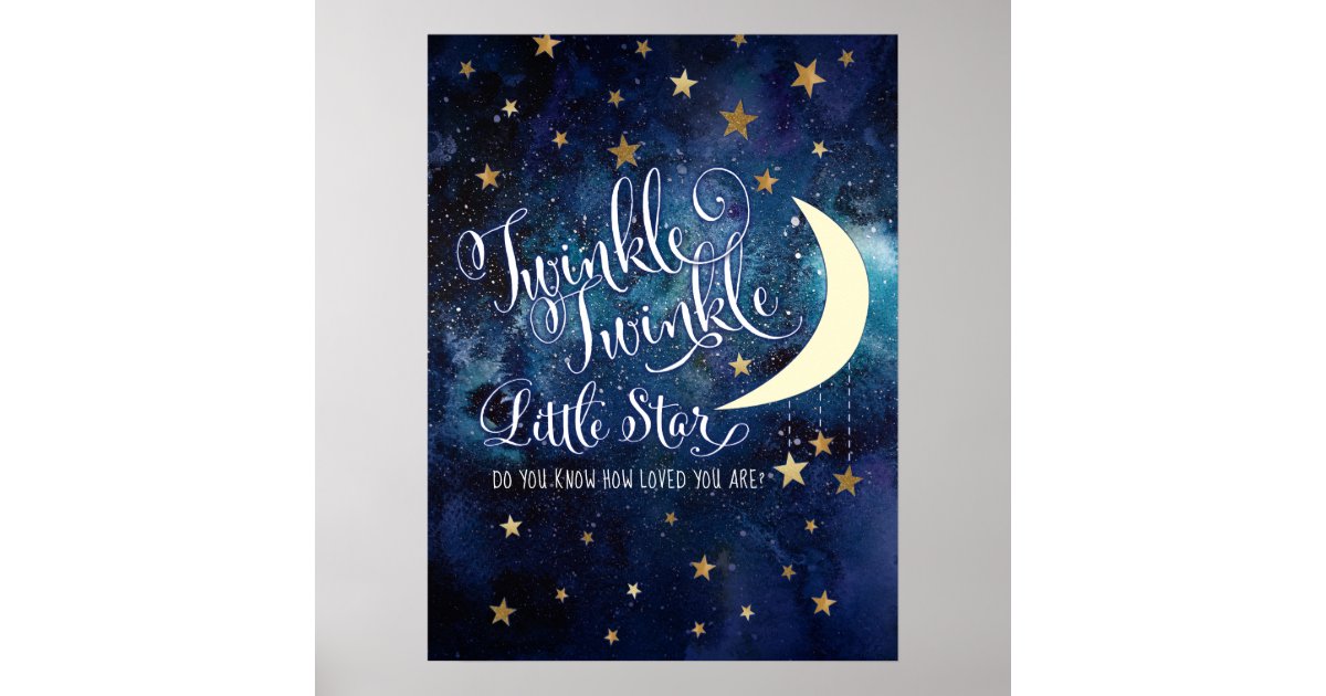 Twinkle Twinkle Little Star Poster | Zazzle