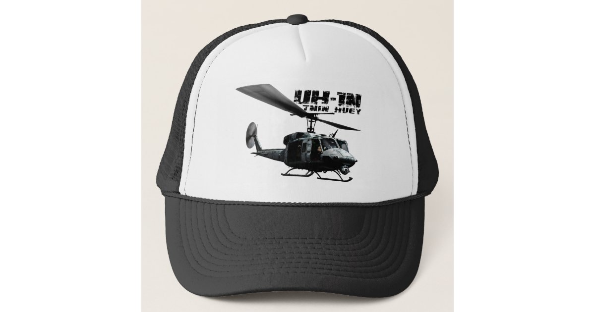 UH-1N Twin Huey Trucker Hat | Zazzle