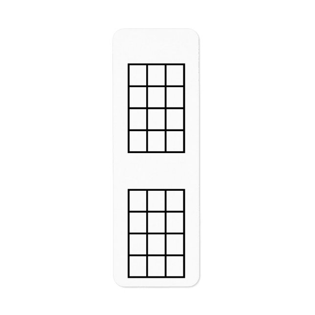 Blank Ukulele Chord Chart