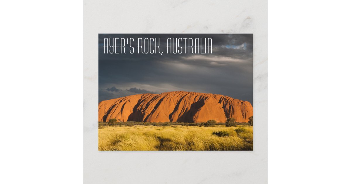 Uluru (Ayer's Rock), Australia Postcard | Zazzle