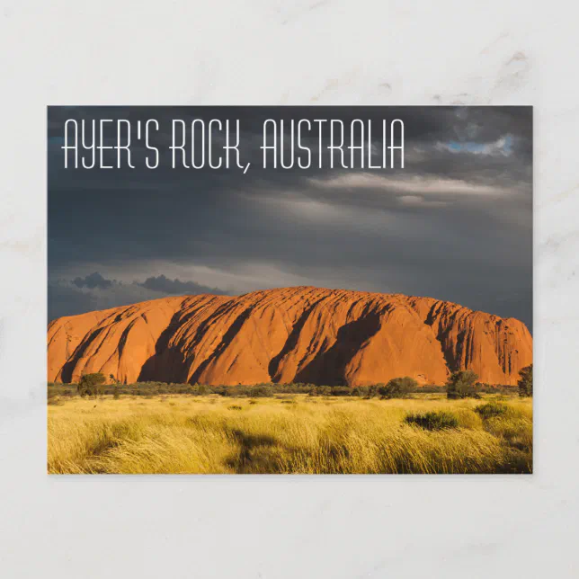 Uluru (Ayer's Rock), Australia Postcard | Zazzle