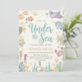 Under the sea Gender Neutral Baby Shower PARTY Invitation | Zazzle