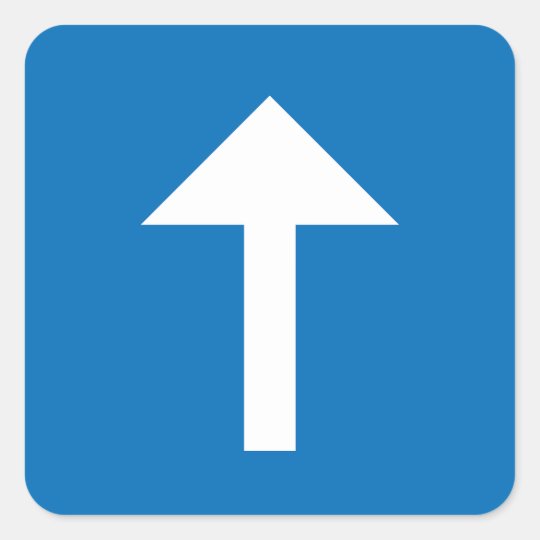 Up Arrow Sign Stickers | Zazzle.com.au