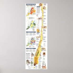 Manhattan Map Posters & Photo Prints | Zazzle AU