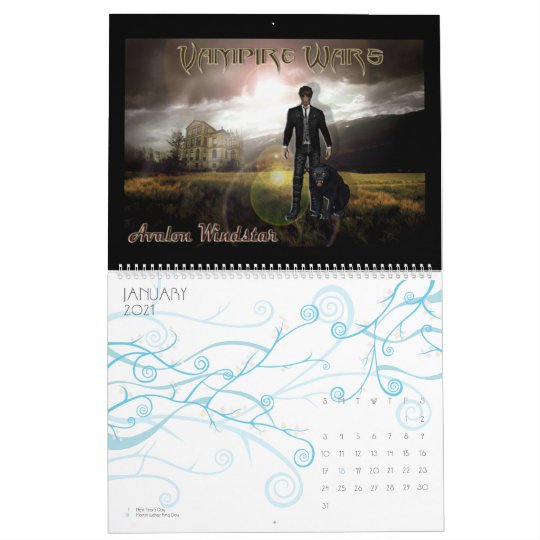 Vampire Calander Calendar | Zazzle.com.au