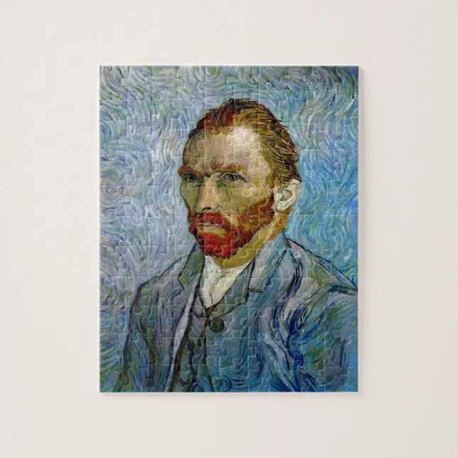 Van Gogh Self Portrait Art Painting Jigsaw Puzzle | Zazzle