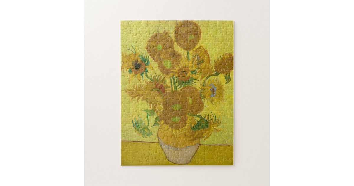 VAN GOGH - Sunflowers 1889 Jigsaw Puzzle | Zazzle