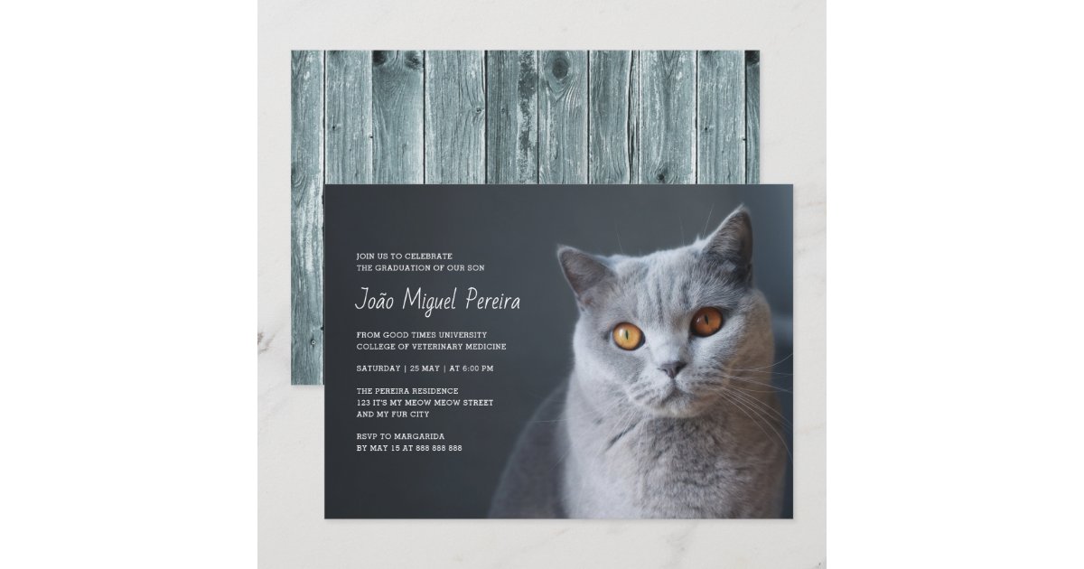 Veterinary Graduation Celebration Party Casual Invitation | Zazzle