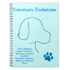 Veterinary Technician - Paw Prints on My Heart #3 Notebook | Zazzle.com.au
