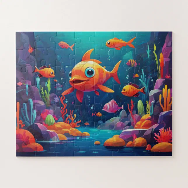 Vibrant World Under The Sea Jigsaw Puzzle | Zazzle