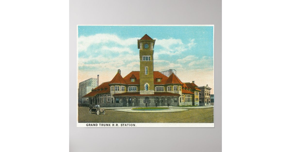 View of Congress Street from the Fidelity Poster | Zazzle