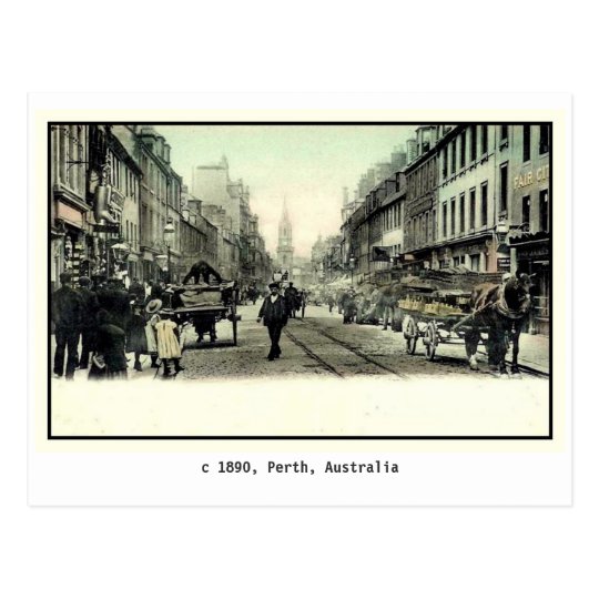 Vintage 1890 Perth, Australia Postcard | Zazzle.com.au