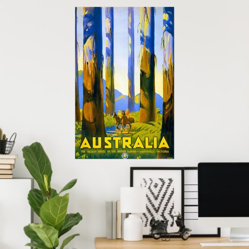 Vintage Australia Marysville Victoria Poster | Zazzle