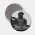 Vintage Japan Kamakura Great Buddha Magnet | Zazzle