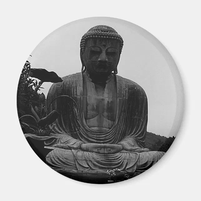 Vintage Japan Kamakura Great Buddha Magnet | Zazzle