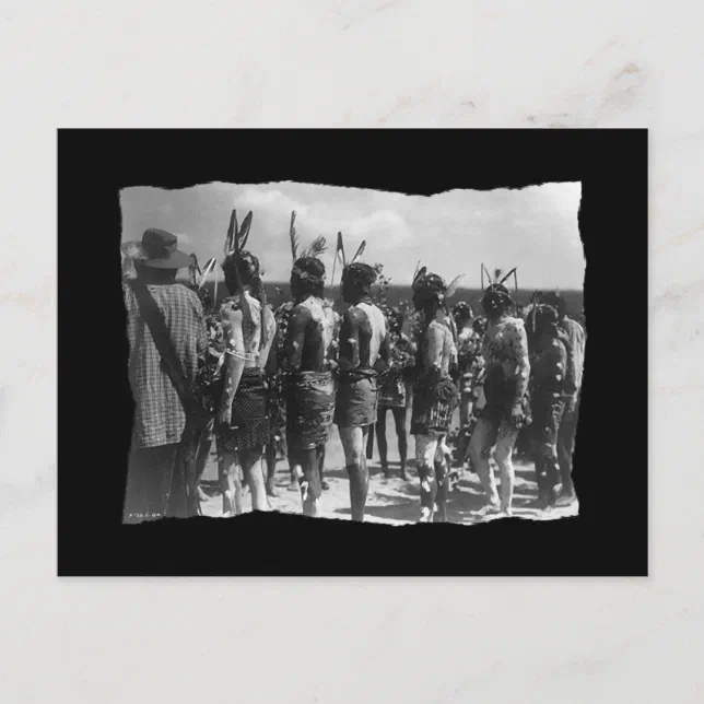 Vintage Native American Apache Feast Postcard | Zazzle