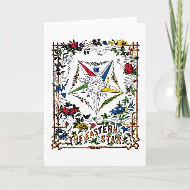 Vintage OES Signet - Blank Card | Zazzle