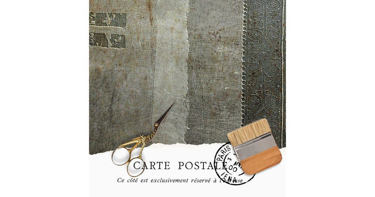 Vintage Rustic Grey Distressed Texture Decoupage Tissue Paper | Zazzle