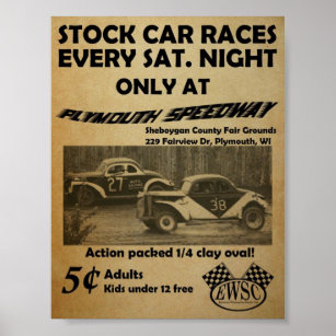 Auto Track Racing Posters & Photo Prints | Zazzle AU