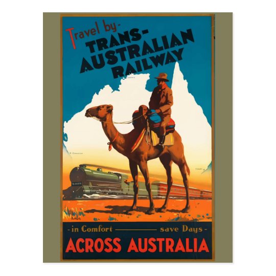 Vintage Travel Australia Postcard | Zazzle.com.au