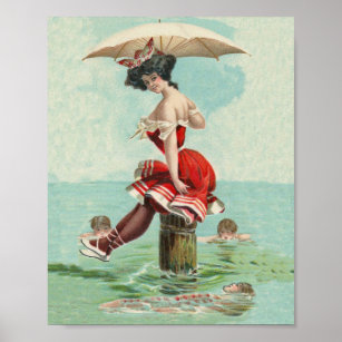 Bathing Beauty Art & Wall Décor | Zazzle.com.au