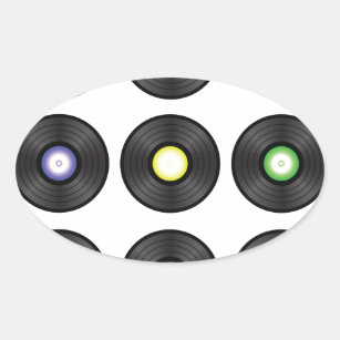 Vinyl Record Stickers | Zazzle AU
