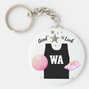 Netball Key Rings & Keychains | Zazzle AU