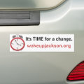 WAKE UP JACKSON BUMPER STICKER | Zazzle