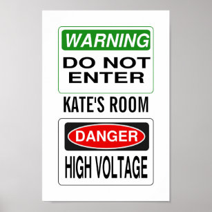 Danger Posters & Photo Prints | Zazzle AU