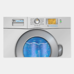 Washing Machine Stickers | Zazzle AU