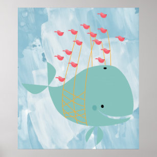 Blue Whale Posters & Photo Prints | Zazzle AU