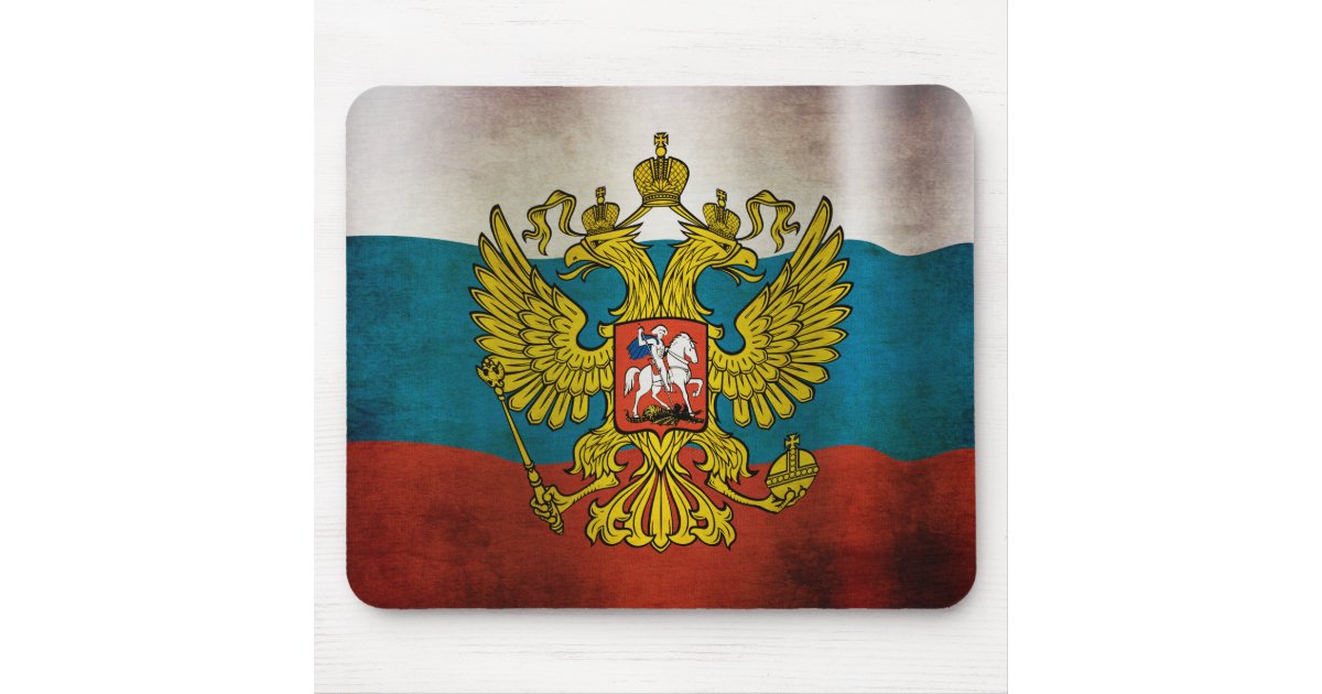 Waving flag of Russia Mouse Pad | Zazzle