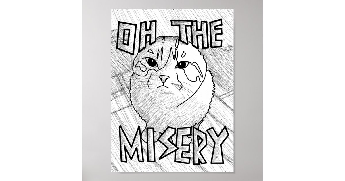 Wawa Cat Poster | Zazzle