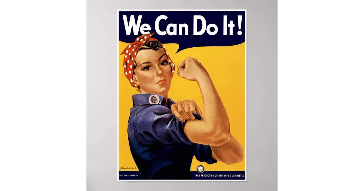 We Can Do it! Poster | Zazzle