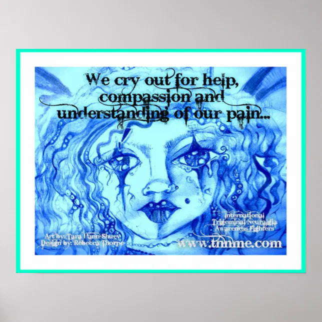 We cry out for help, compassion and understanding. poster | Zazzle