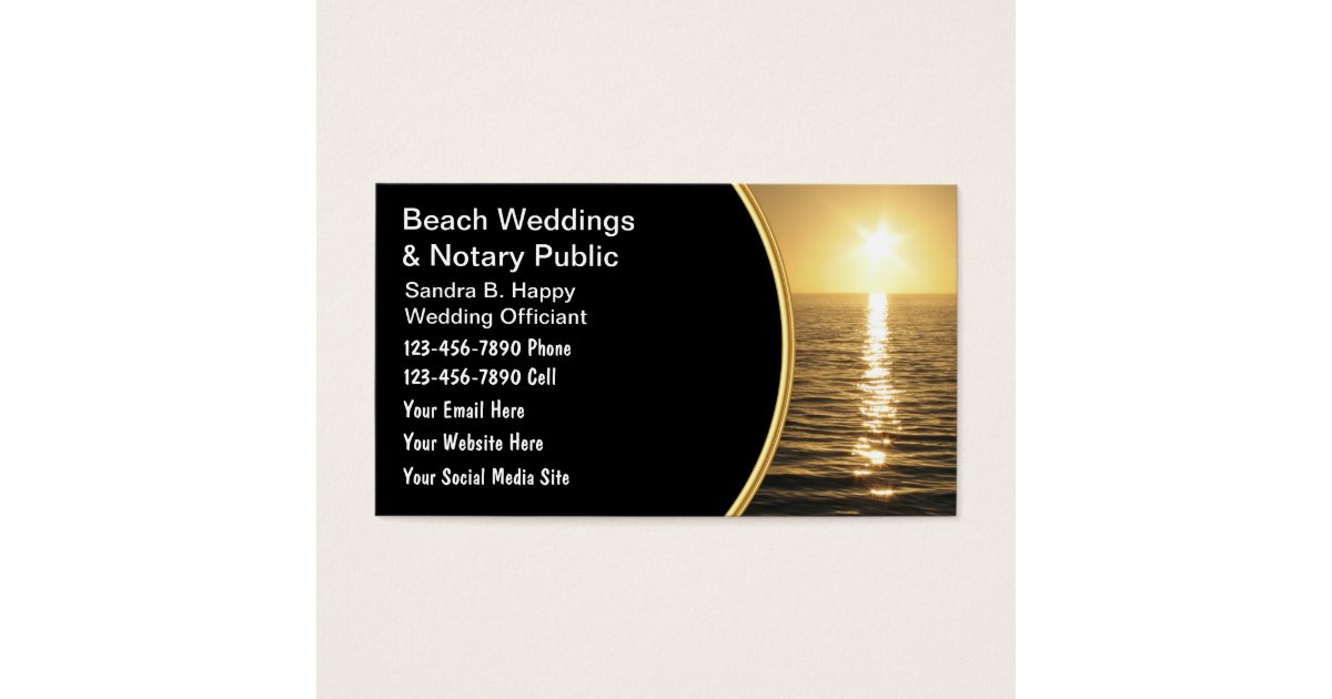 Wedding Officiant Business Cards | Zazzle
