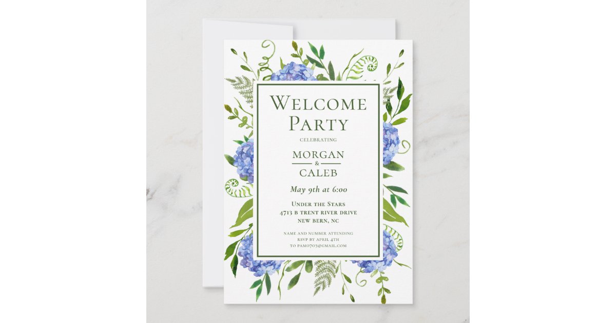 Wedding Welcome Party Invitation | Zazzle