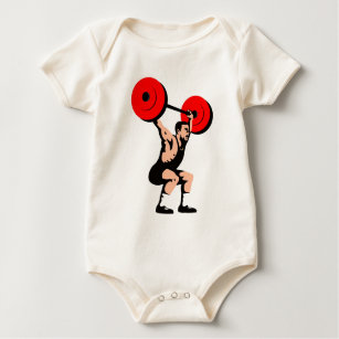 Weight Lifting Baby Clothes & Shoes | Zazzle AU