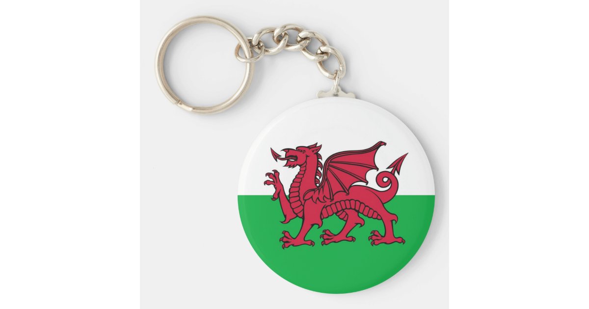 Welsh Dragon Key Ring | Zazzle