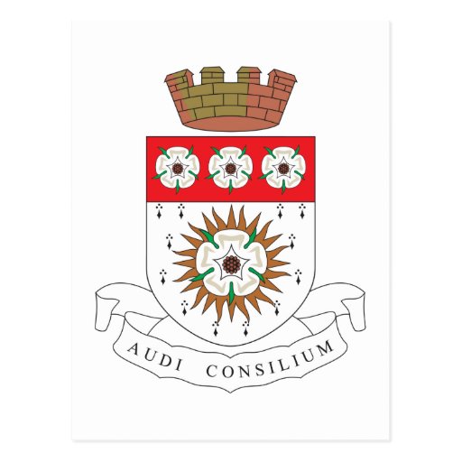West Riding Coat of Arms Postcard | Zazzle