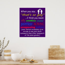 When You Say... Poster | Zazzle