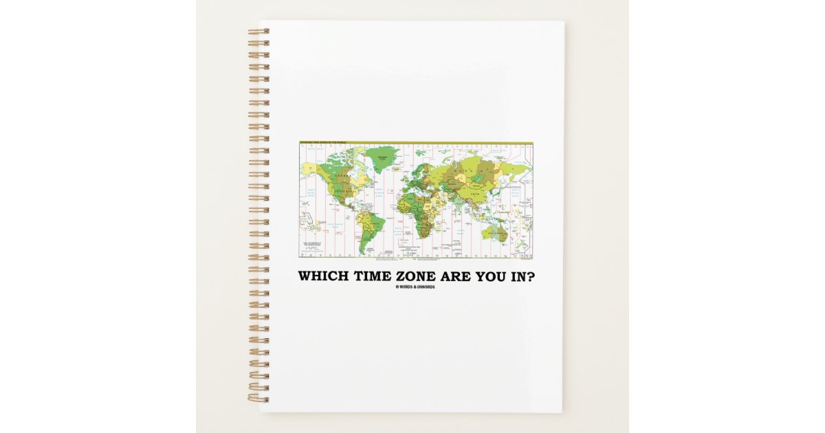 Which Time Zone Are You In? World Map Planner | Zazzle