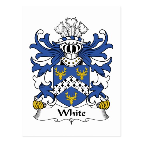 White Family Crest Postcards | Zazzle AU