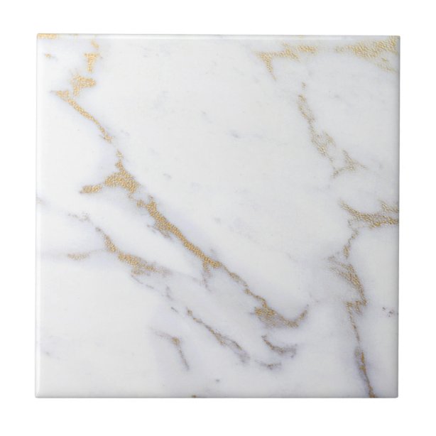 White Gold Decorative Ceramic Tiles | Zazzle.com.au