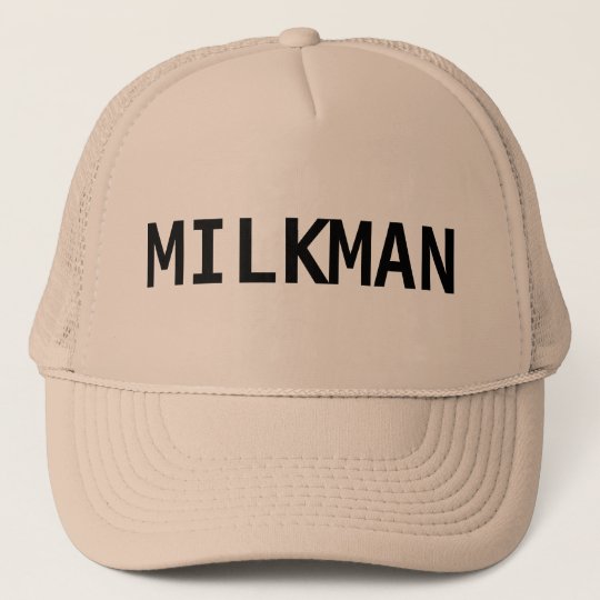 White Milkman Trucker Hat | Zazzle.com.au