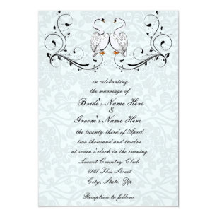 Swan Wedding Invitations | Zazzle.com.au